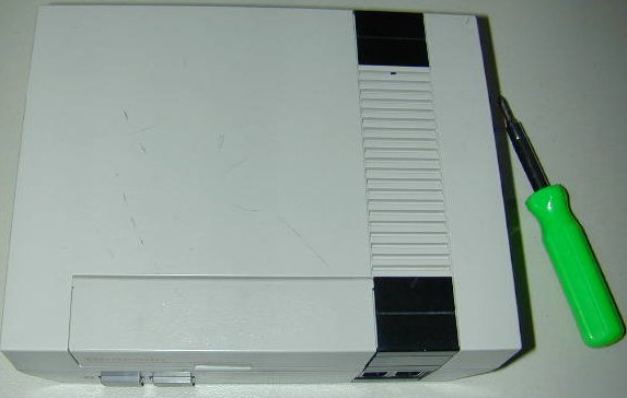 All set? Good. First you need to turn your Nintendo over. You will then ...